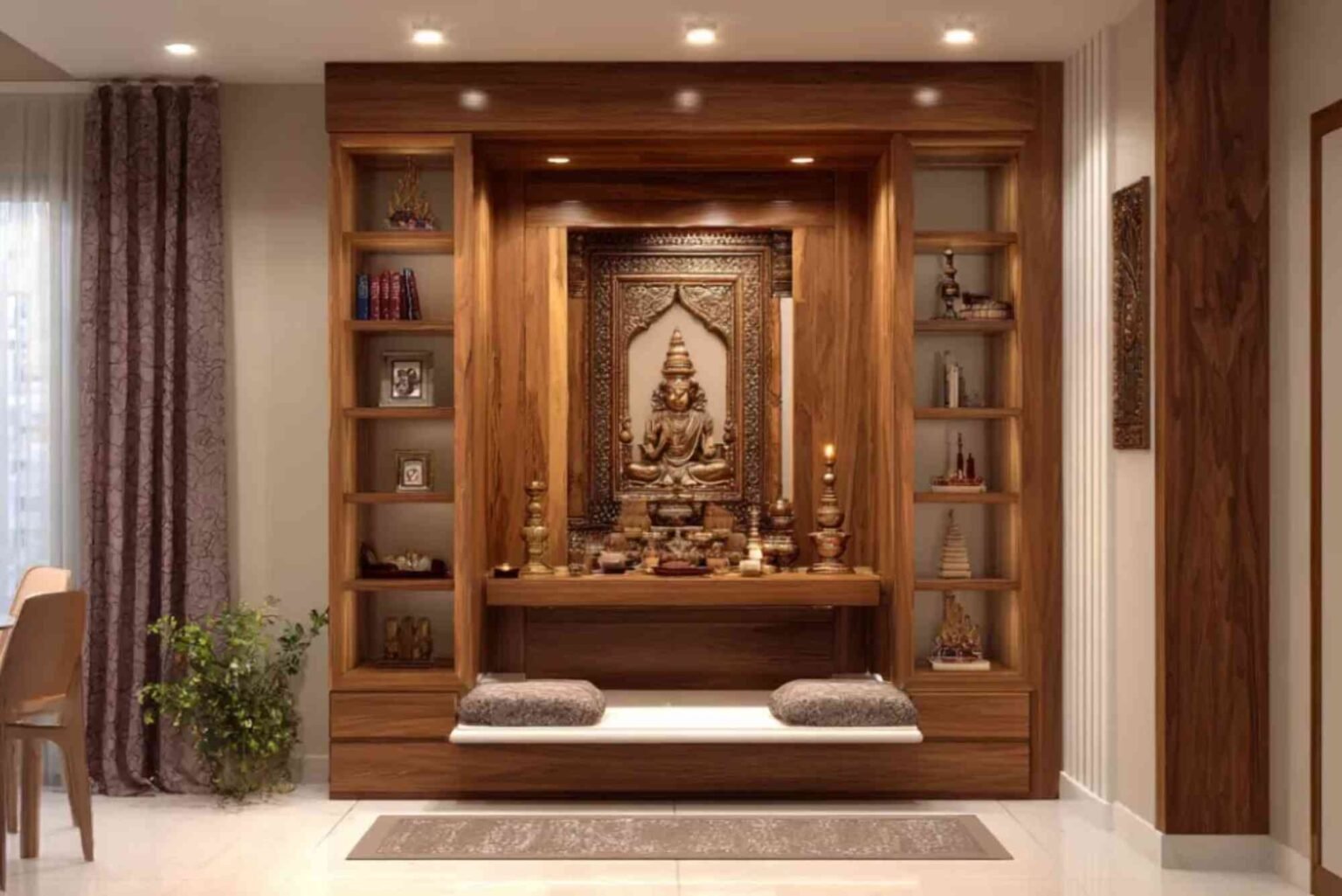 Indian Pooja Room Designs for Middle Class Homes